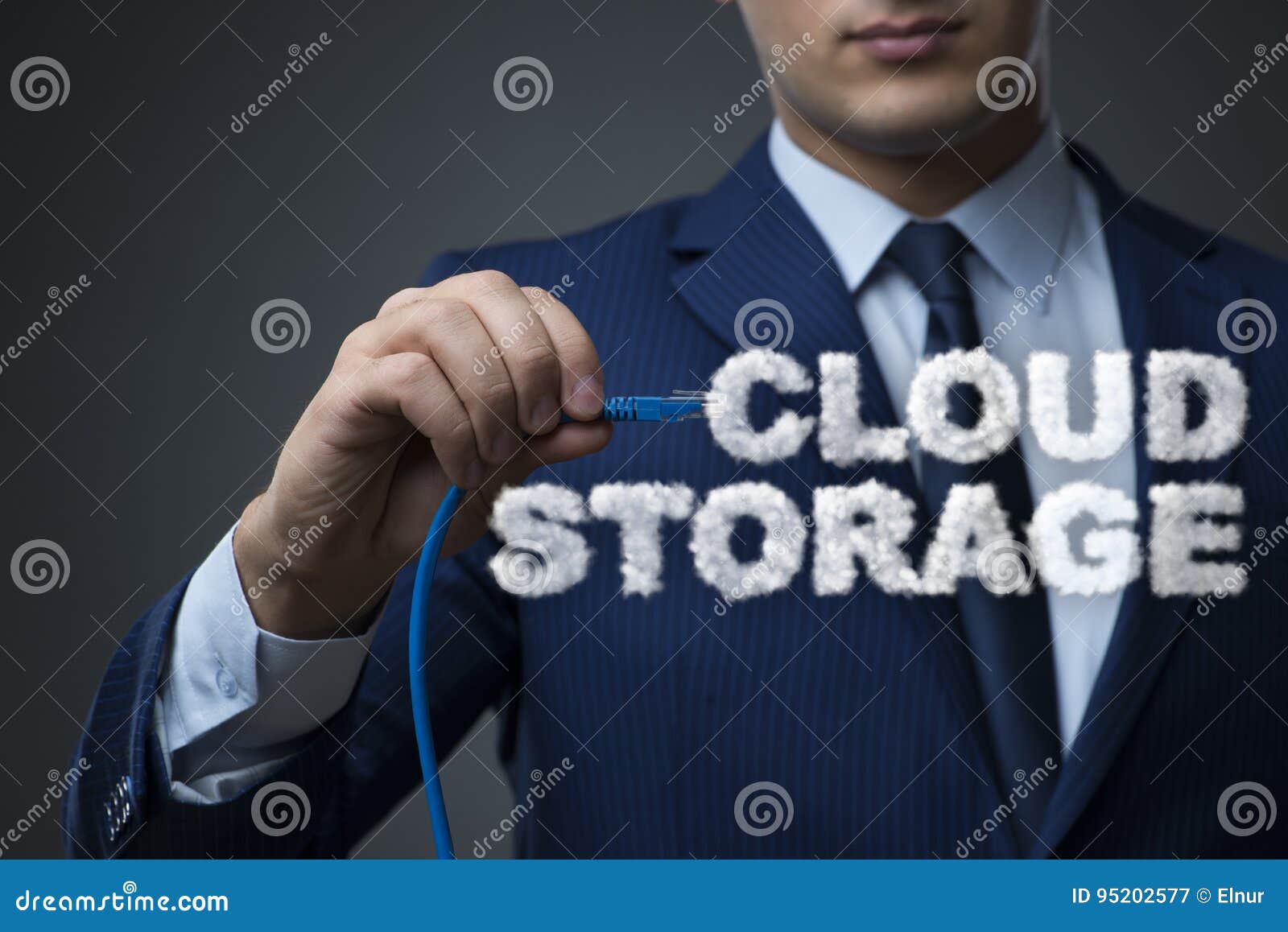 The Cloud Computing Storage in it Concept Stock Image - Image of ...