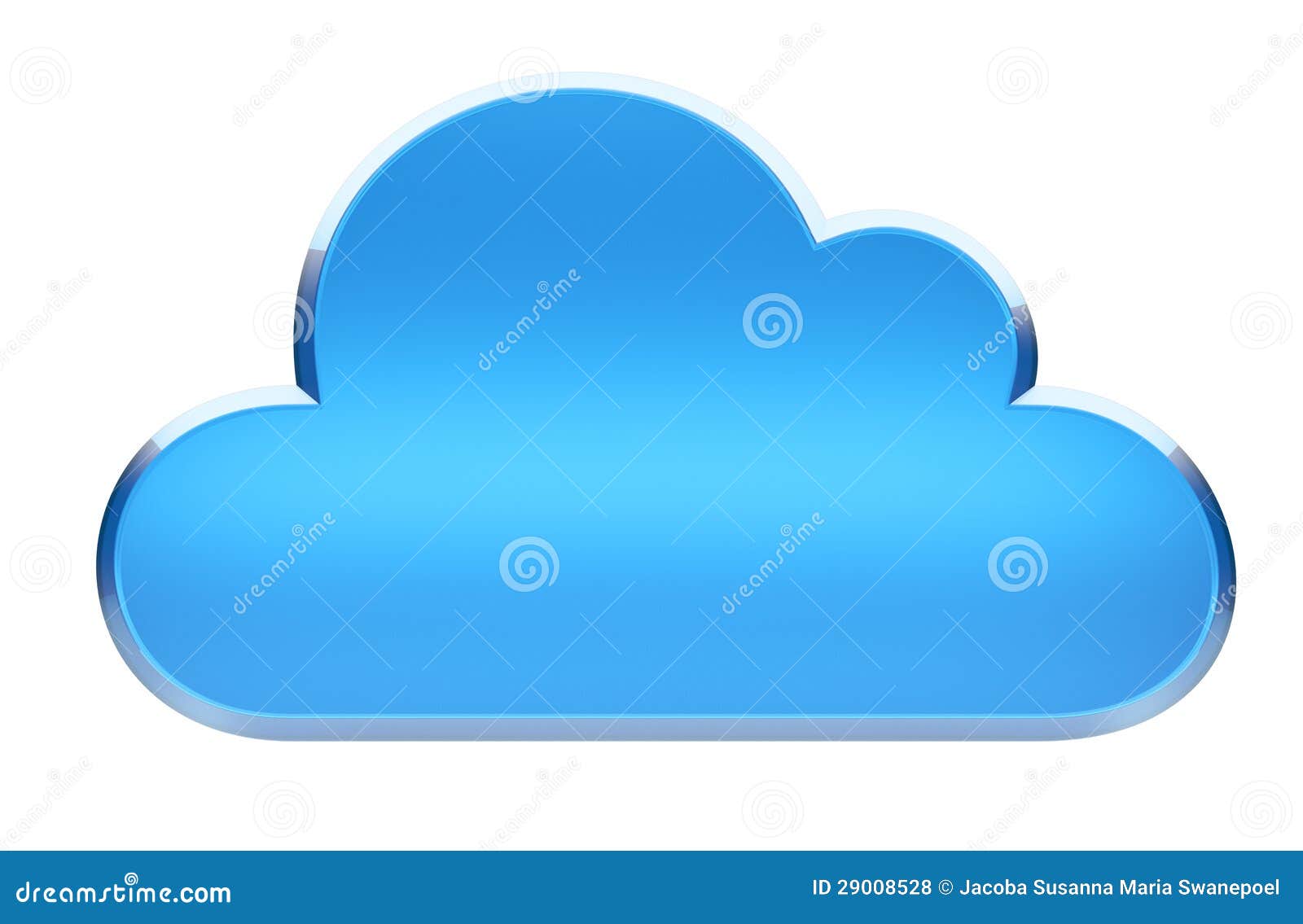 Cloud Computing Diagram Topology Tree Network Topology Stock Image