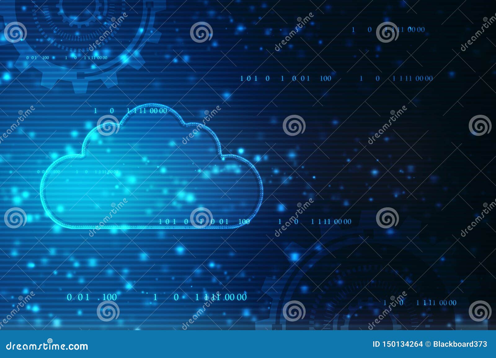 Cloud Computing, Cloud Computing Technology Background Stock ...