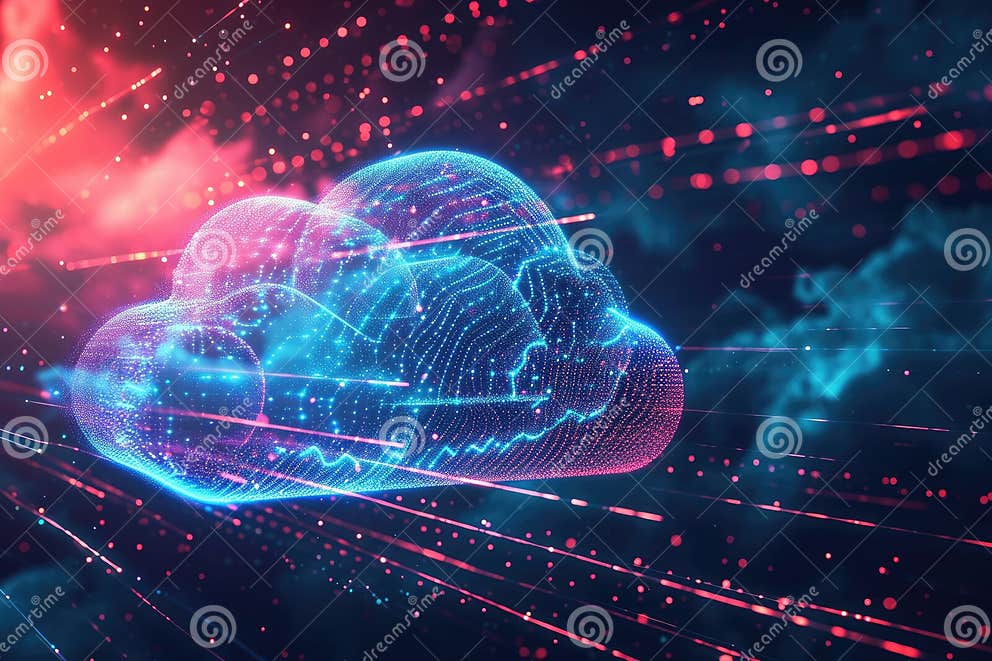 Cloud Computing Technology Cloud Computing Network Data Storage Technology Service Cyber ...