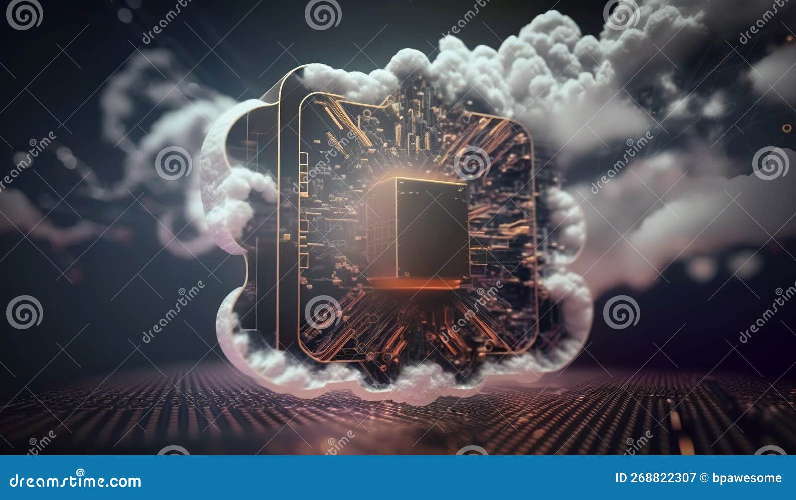 Cloud Computing Technology: a Computer Chip in the Clouds, Generative ...