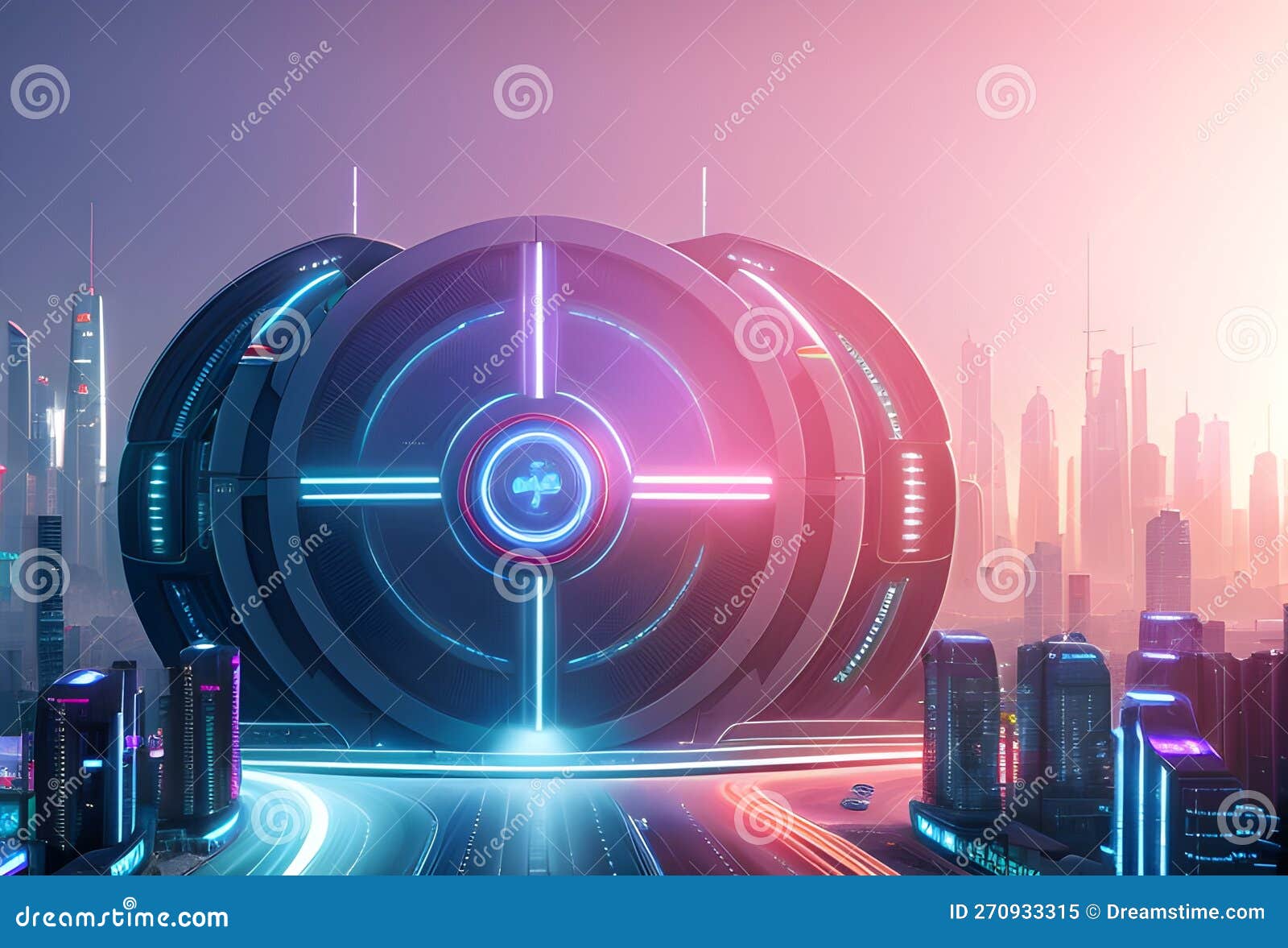 Generative AI Glowing Cloud Icon Technology Concept, Exploded Panel ...
