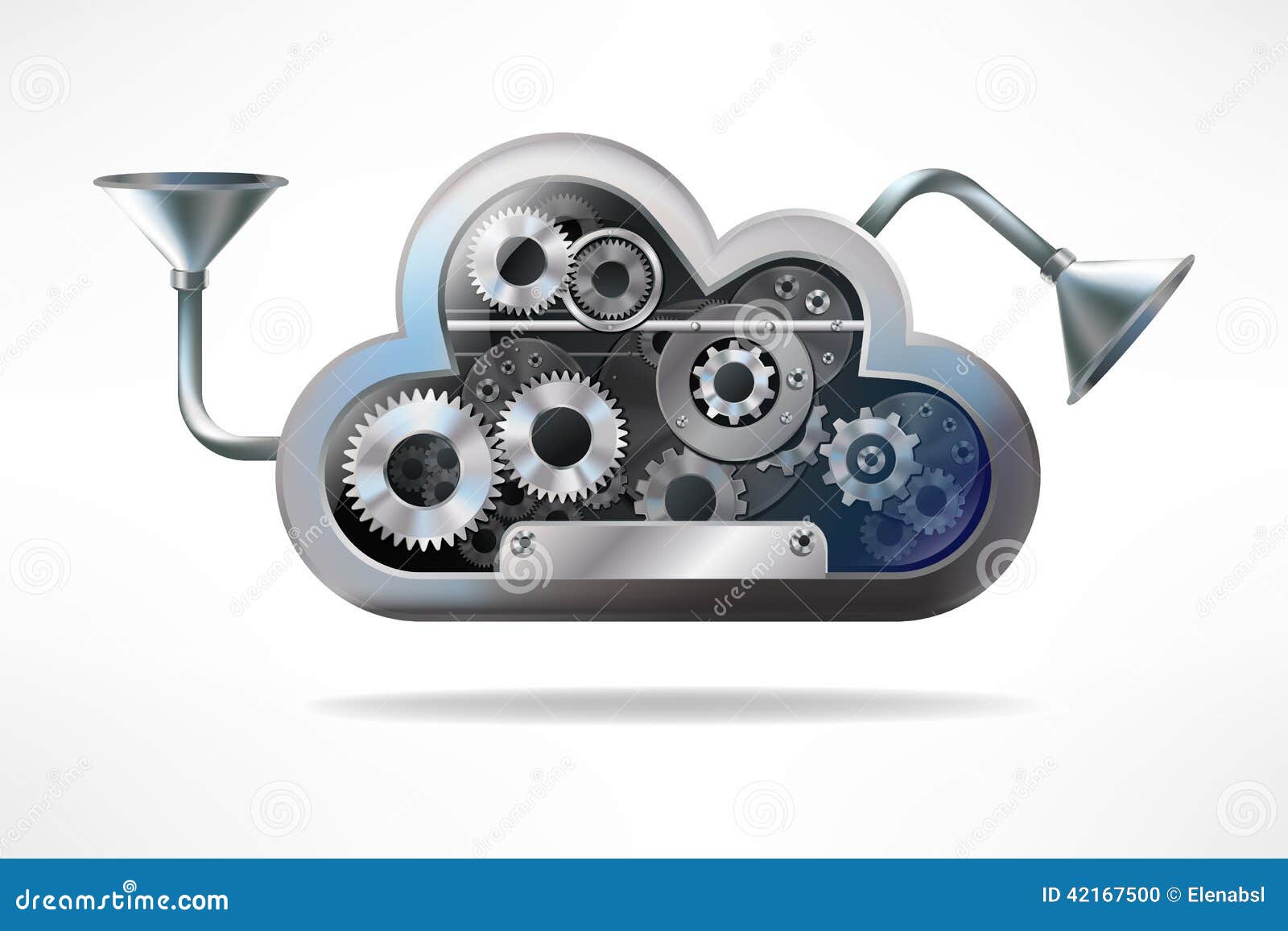 Cloud stock illustration. Illustration of background - 42167500