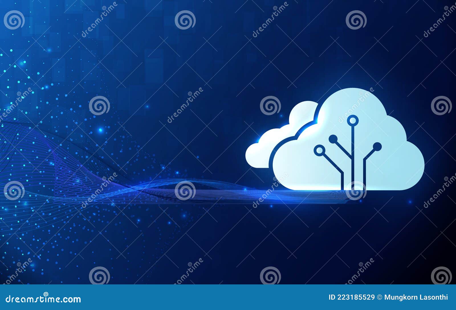 Cloud Computing Technology Internet Big Data Visualization Technologies Algorithms Vector