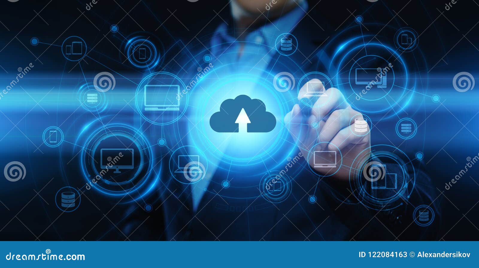 Cloud Computing Technology Internet Storage Network Concept Stock ...