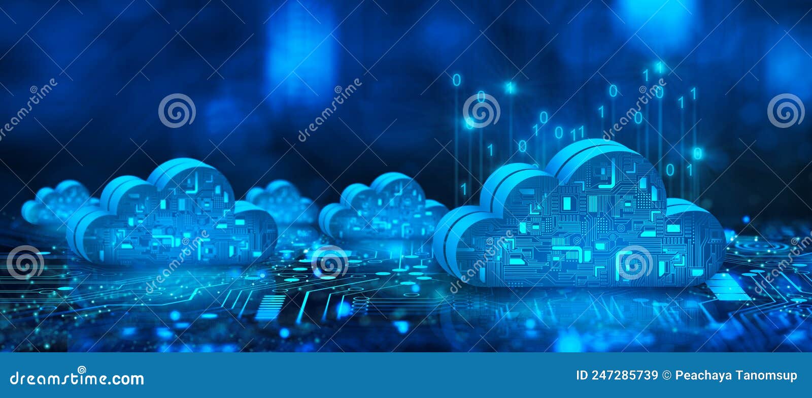 Cloud Computing Technology Internet Storage Network Stock Illustration - Illustration of global ...