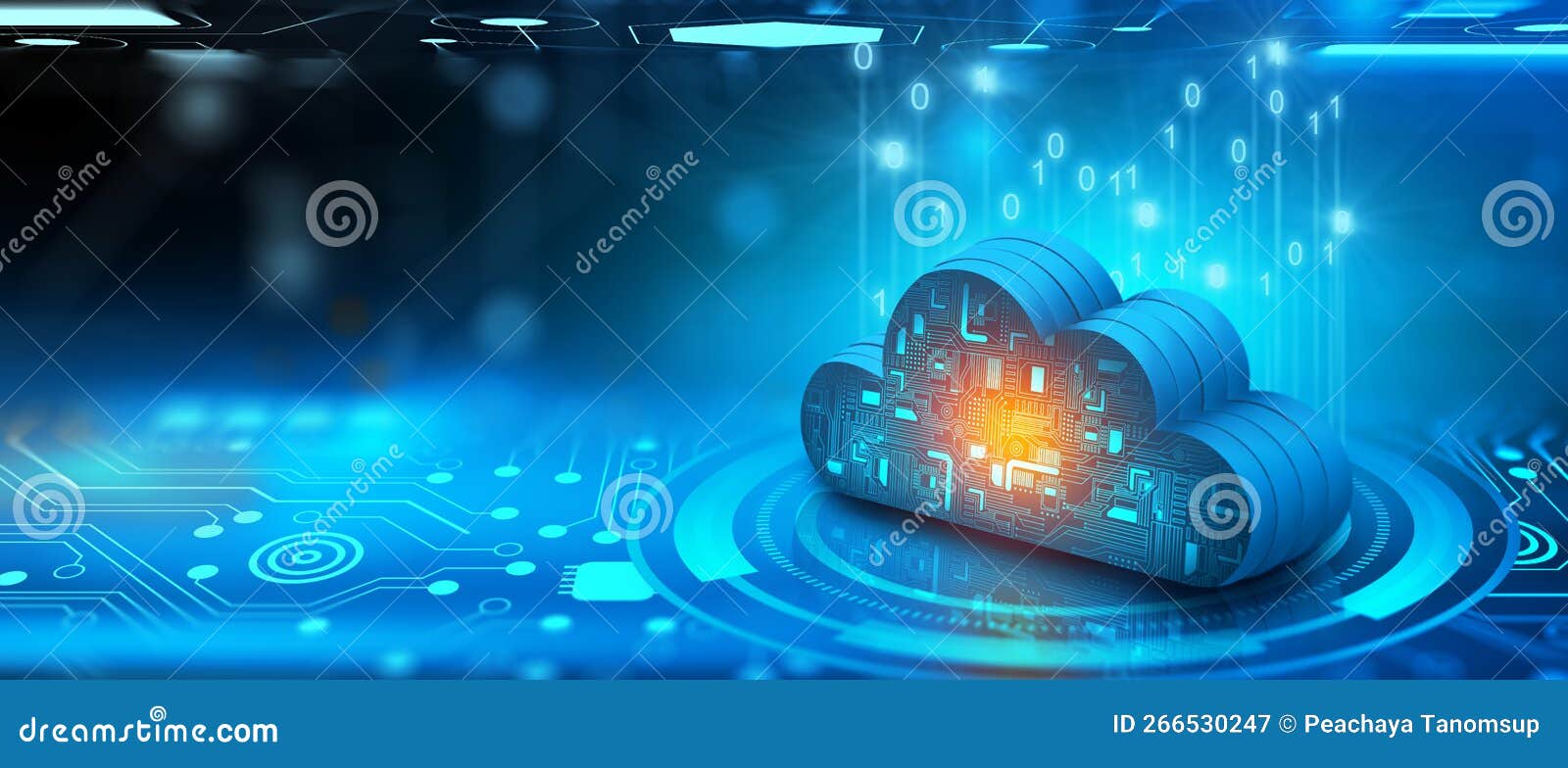 Cloud Computing Technology Internet Storage Network Stock Illustration ...