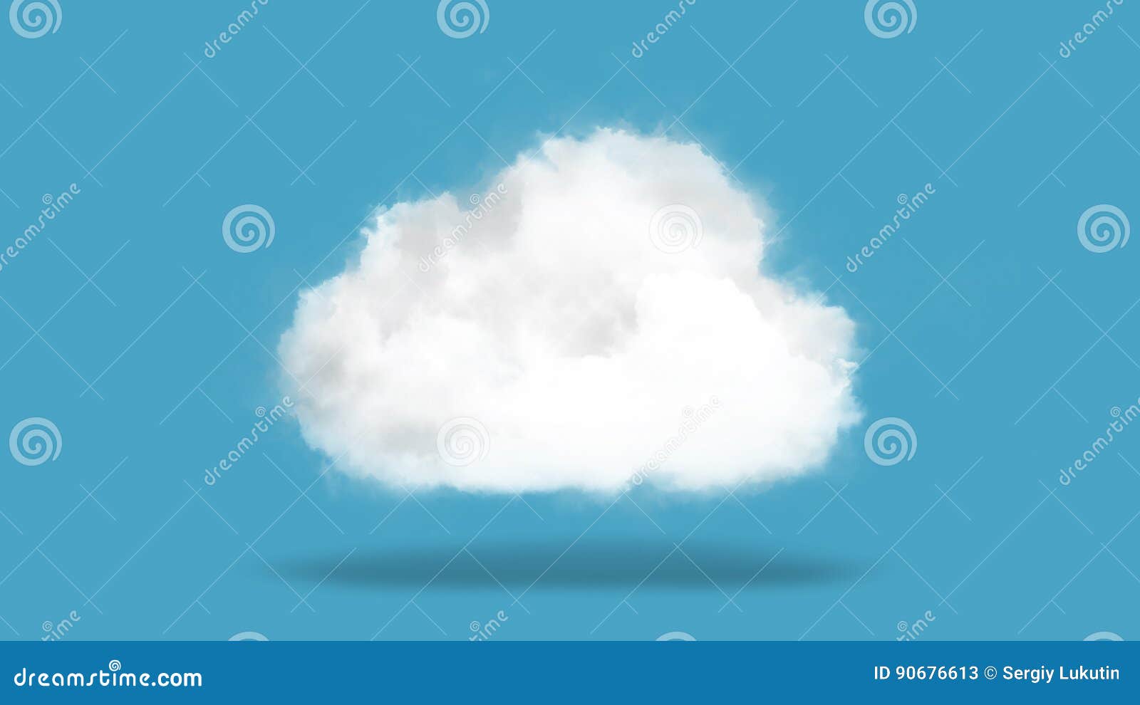 Cloud Computing / Techology Concept Stock Illustration - Illustration ...