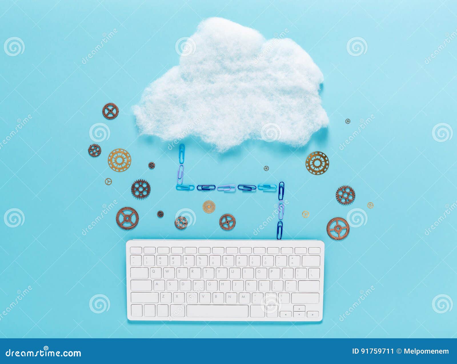 Cloud Computing theme stock image. Image of clips, high - 91759711