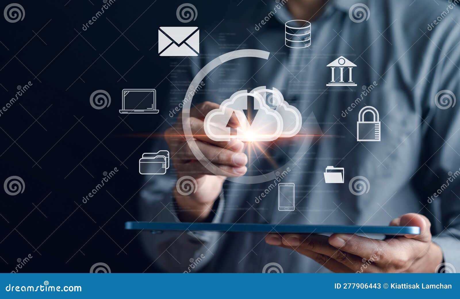 Cloud Computing To Download and Loading Data Information and Upload on System Network ...