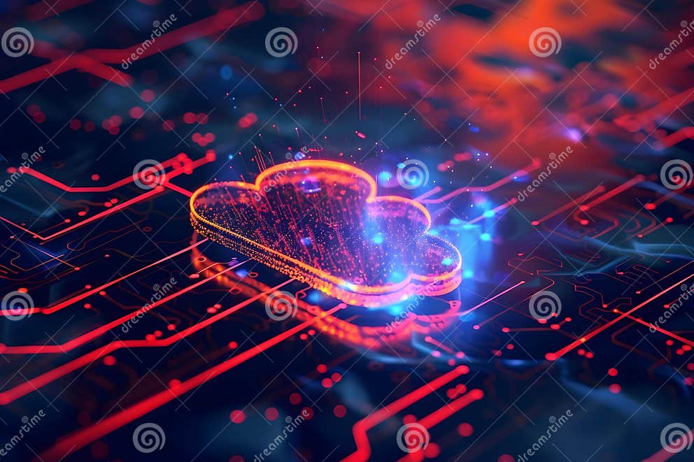 Concept Cloud Cloud Computing Transfers Large Data Over the Internet Using Advanced Technology ...