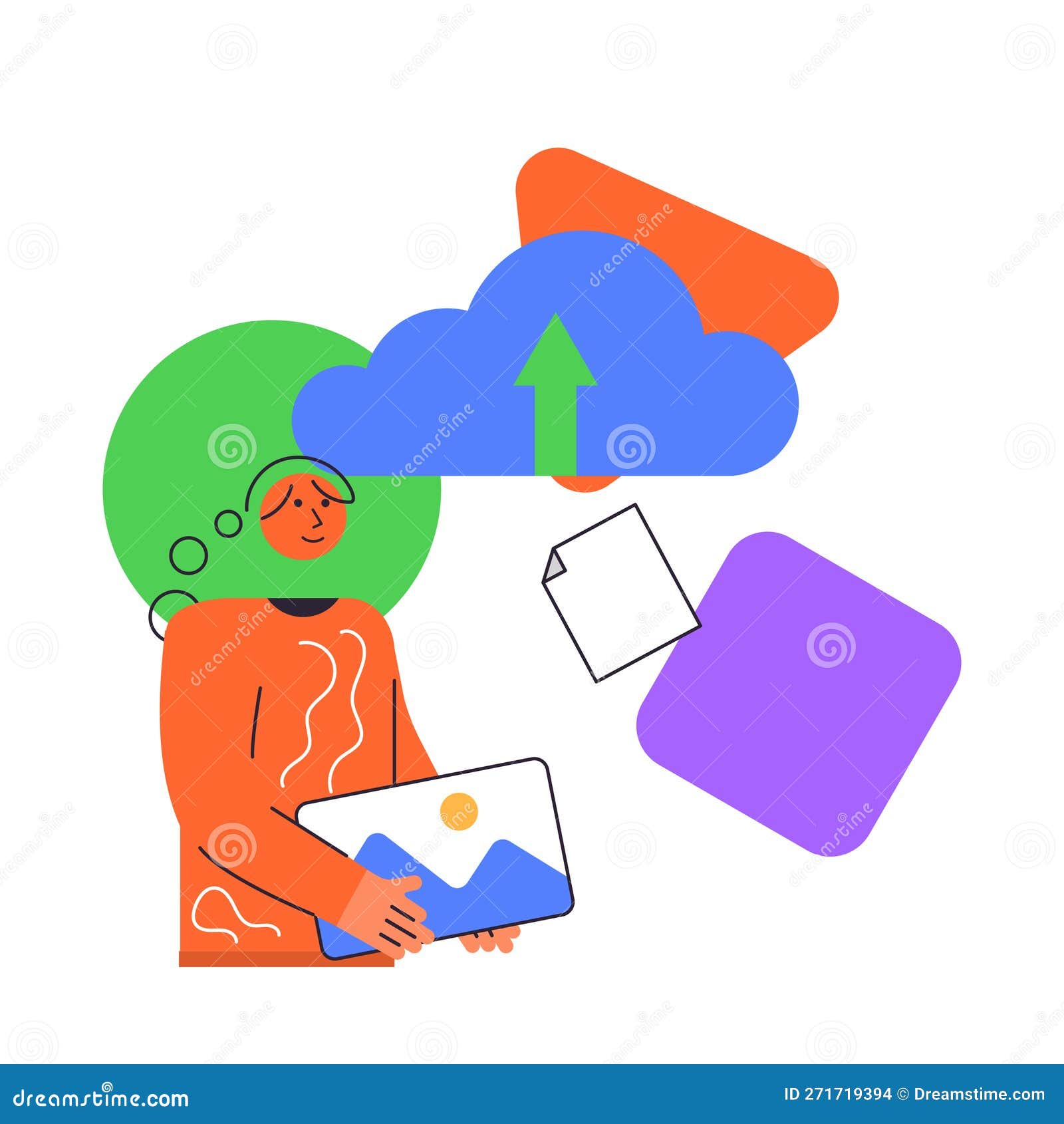 Platform As A Service. PaaS Technology Icon, Logo. Packaged Software ...