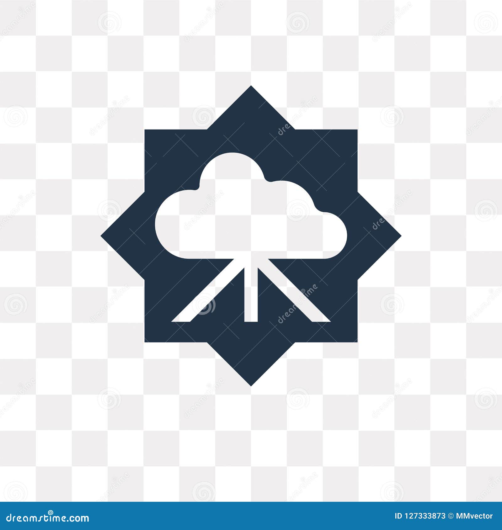 Cloud Computing Vector Icon Isolated on Transparent Background, Stock ...