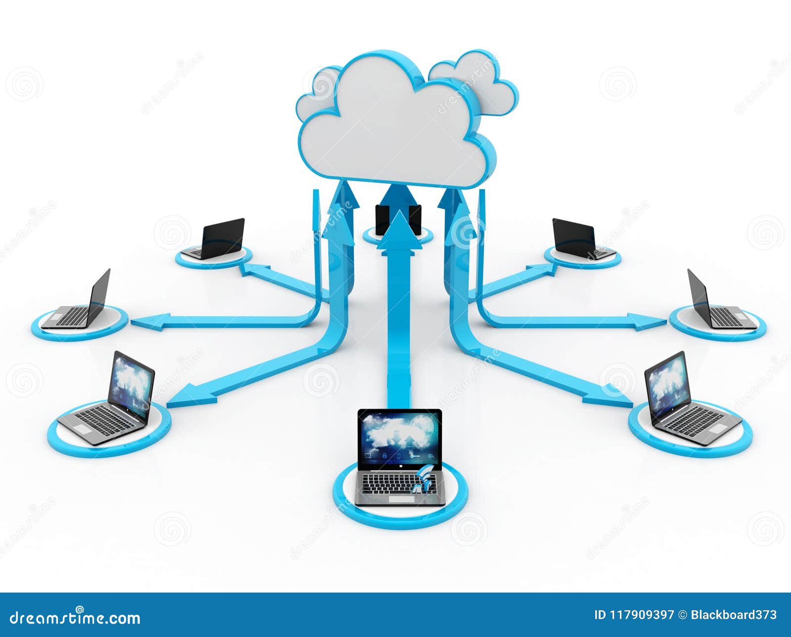 Cloud Computing Concept, Cloud Network. 3d Rendering Stock Image ... Cloud Computing Concept, Cloud Network. 3d Rendering Stock Image ...