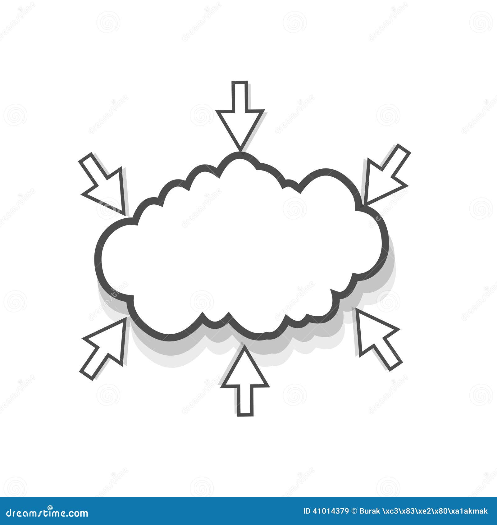 Cloud connections stock vector. Illustration of commerce - 41014379