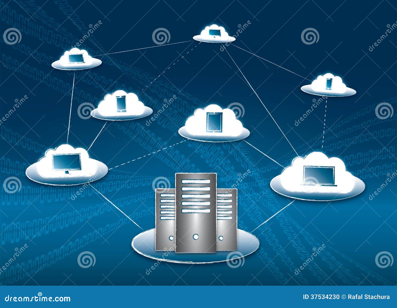 Cloud Connectivity stock illustration. Illustration of security - 37534230