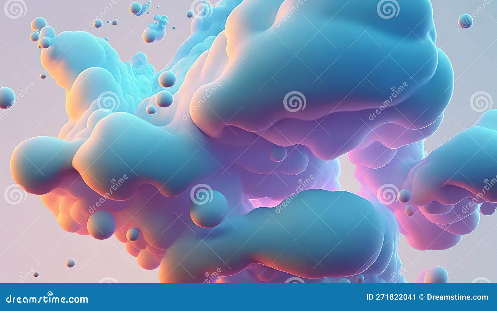 Cloud Creative Background. Using Your IU UX Design. Stock Illustration ...