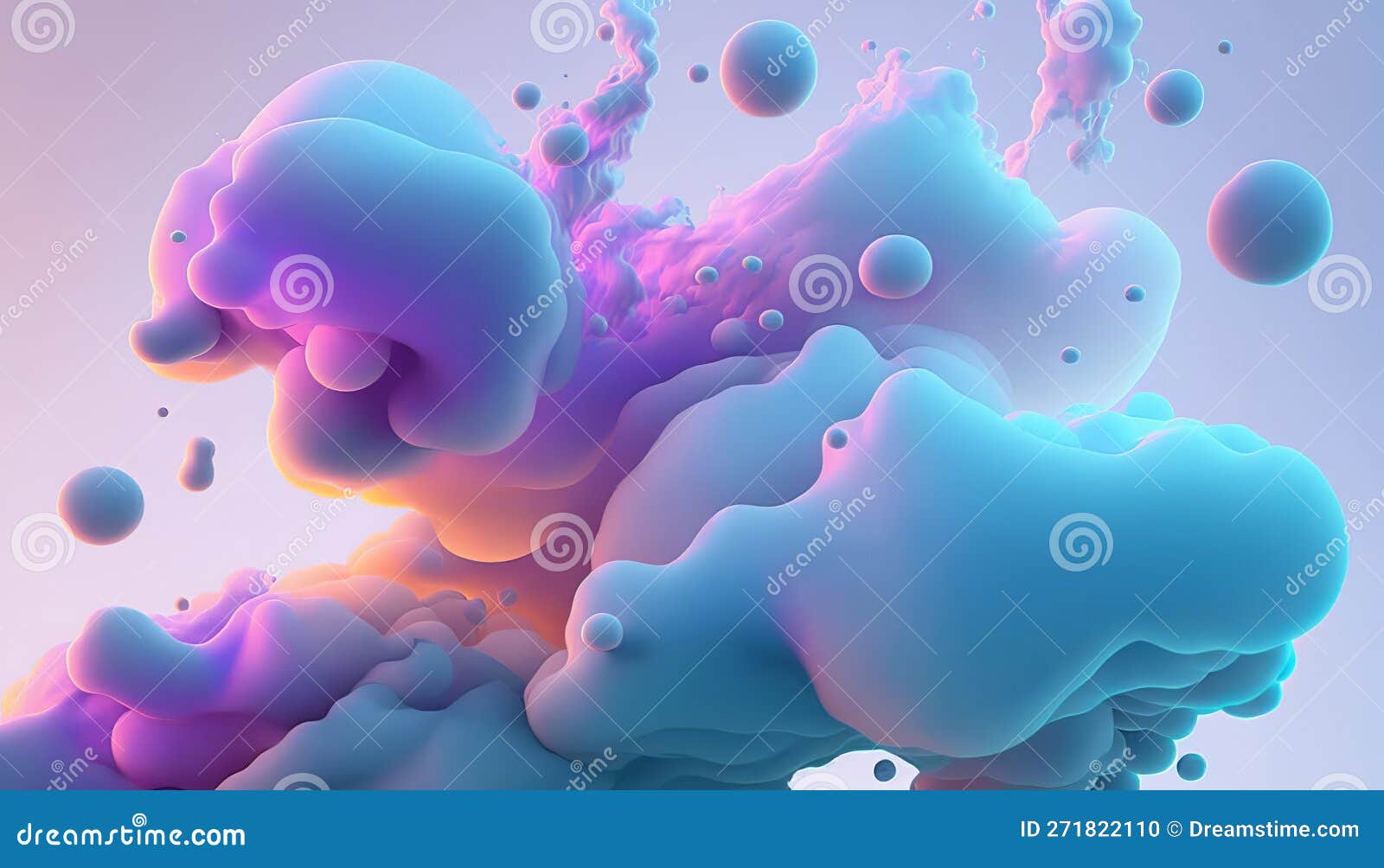 Cloud Creative Background. Using Your IU UX Design. Stock Illustration ...