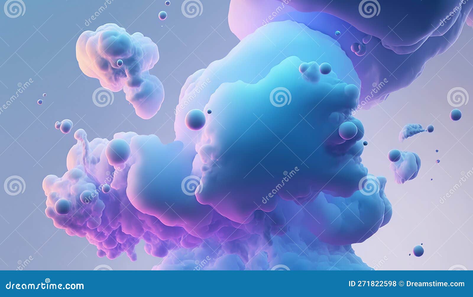 Cloud Creative Background. Using Your IU UX Design. Stock Illustration ...