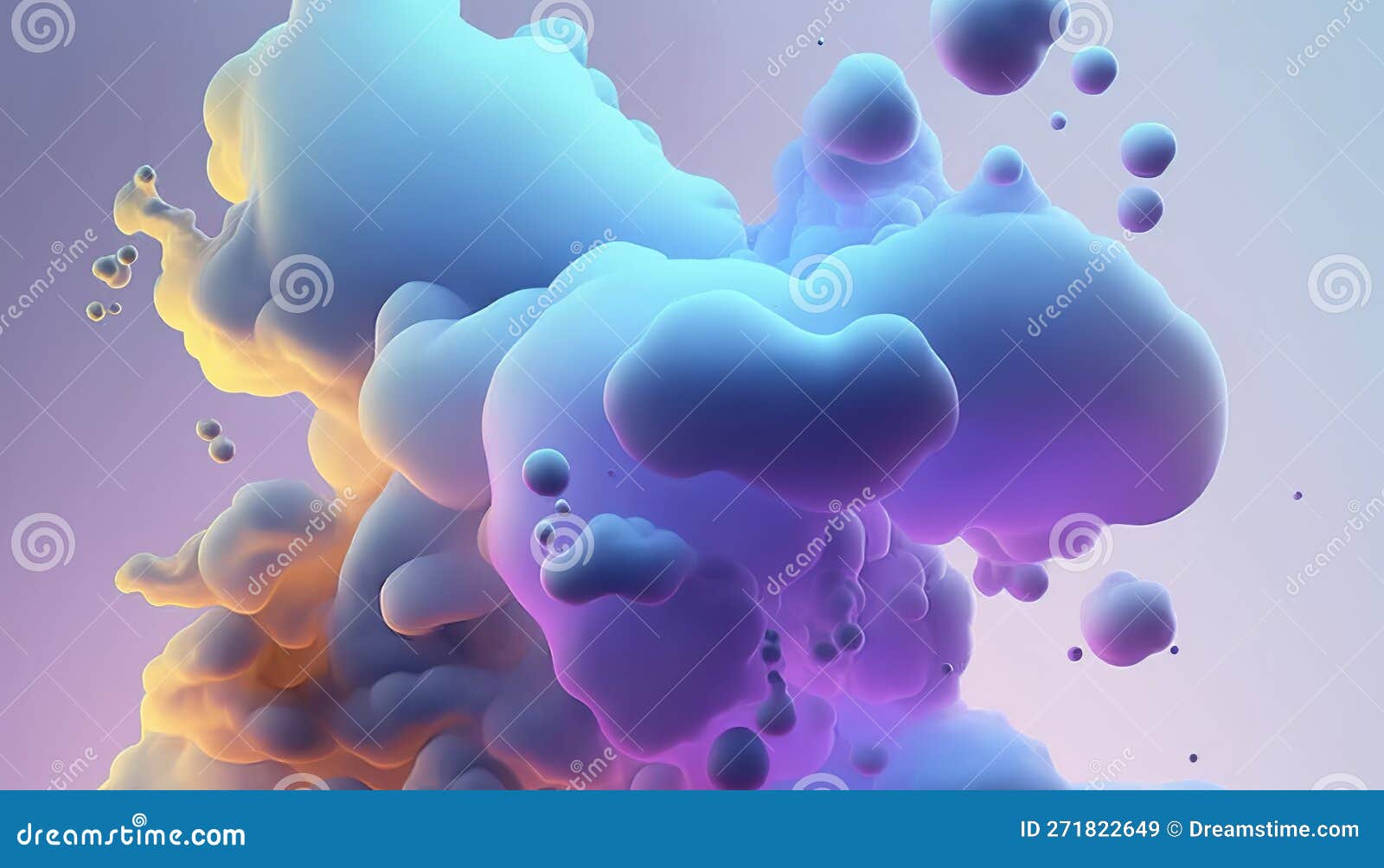Cloud Creative Background. Using Your IU UX Design. Stock Illustration ...