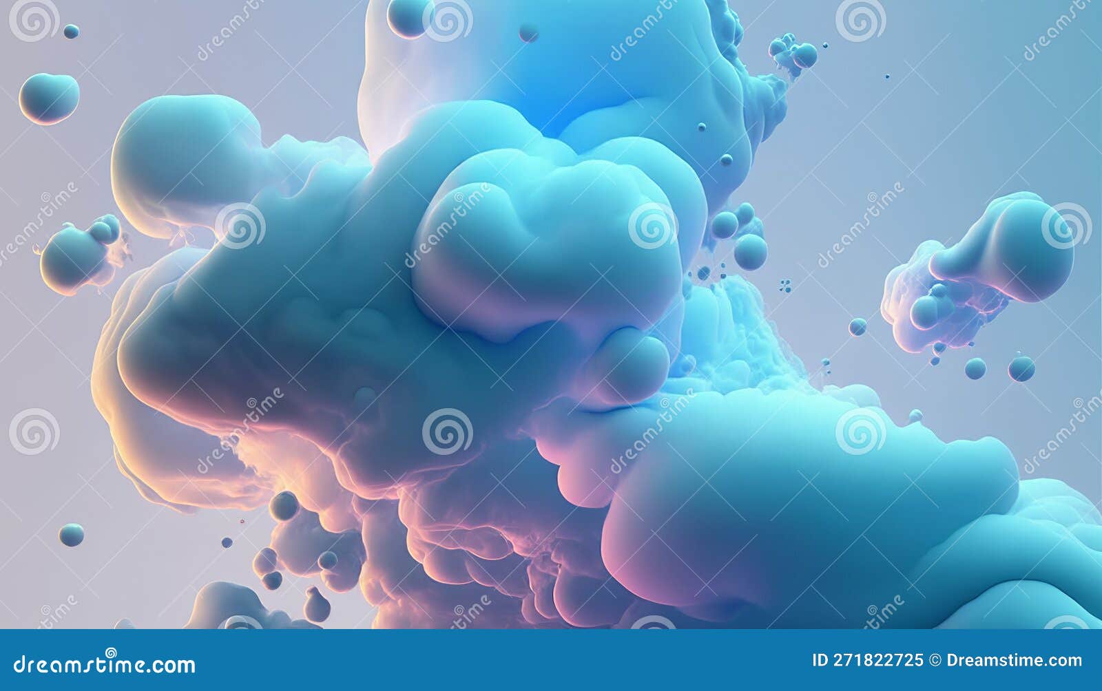 Cloud Creative Background. Using Your IU UX Design. Stock Illustration ...