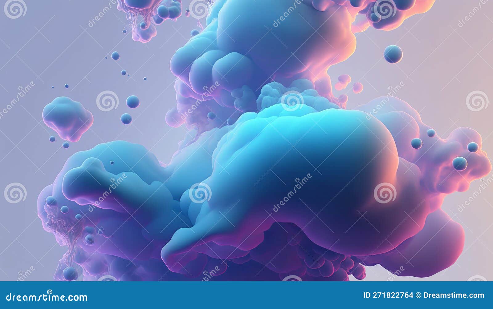 Cloud Creative Background. Using Your IU UX Design. Stock Illustration ...