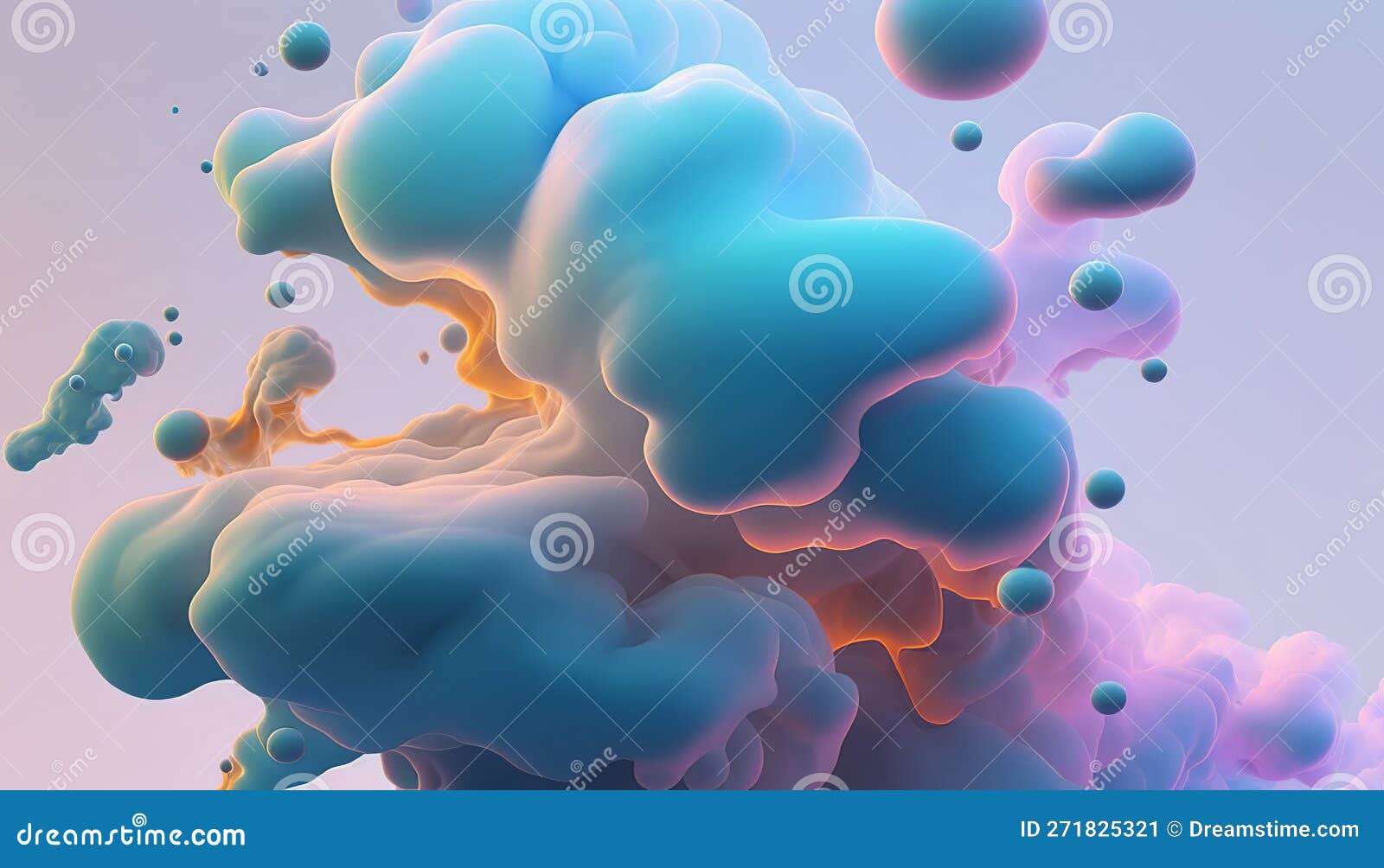 Cloud Creative Background. Using Your IU UX Design. Stock Image - Image ...