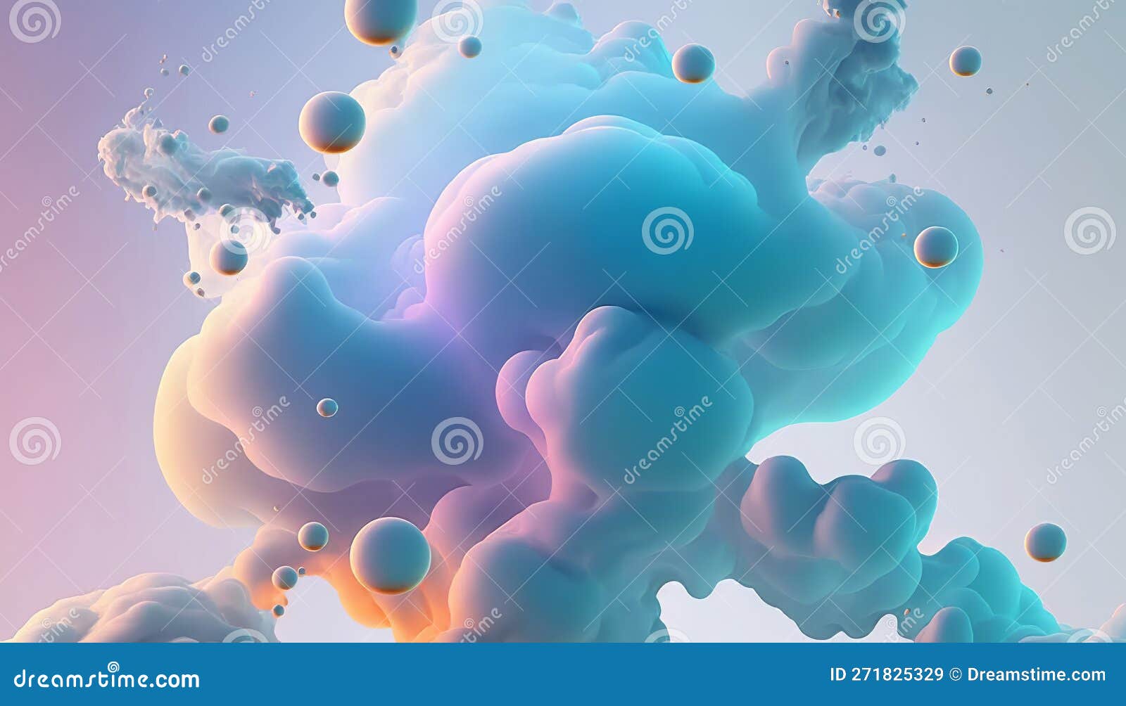 Cloud Creative Background. Using Your IU UX Design. Stock Image - Image ...