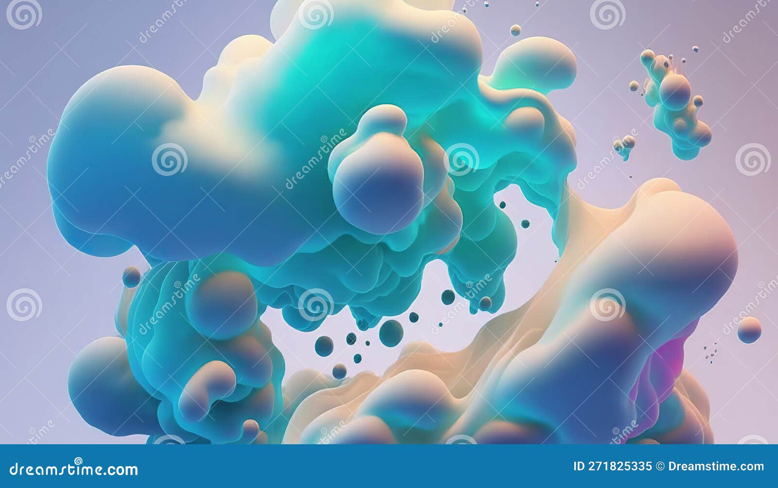 Cloud Creative Background. Using Your IU UX Design. Stock Image - Image ...
