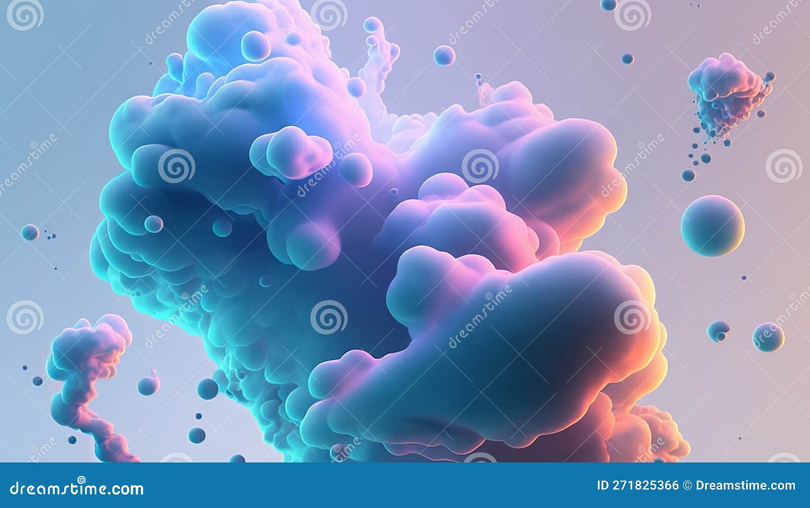 Cloud Creative Background. Using Your IU UX Design. Stock Photo - Image ...