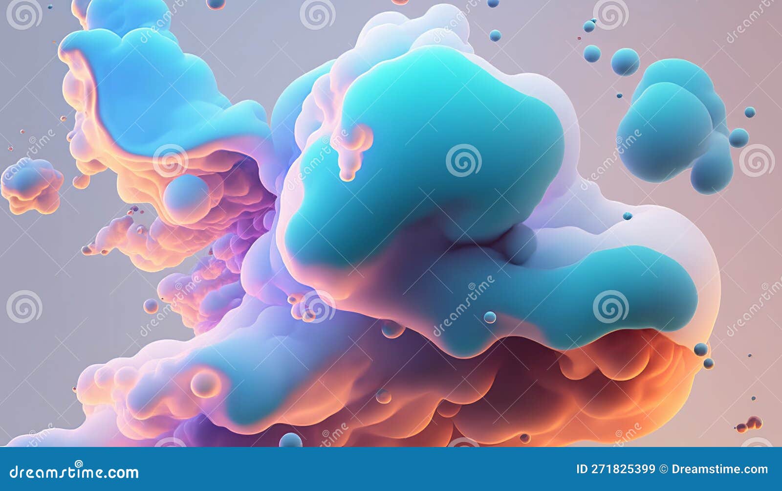 Cloud Creative Background. Using Your IU UX Design. Stock Image - Image ...