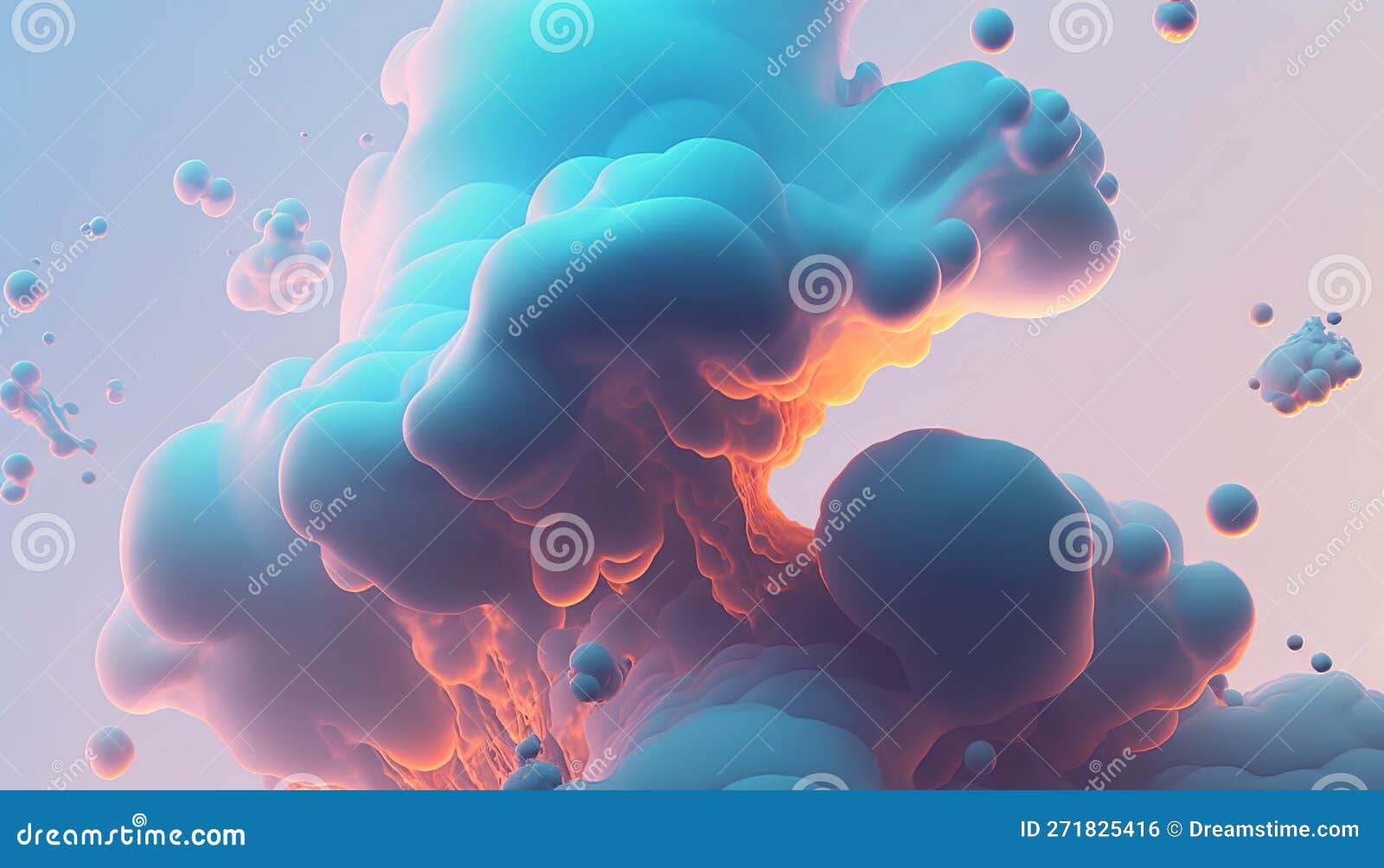 Cloud Creative Background. Using Your IU UX Design. Stock Photo - Image ...