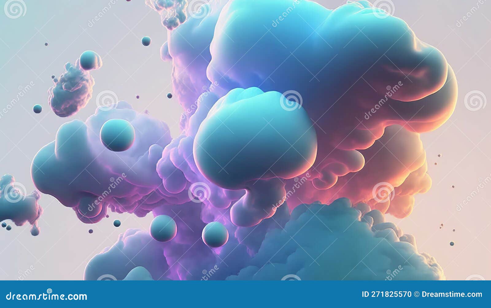 Cloud Creative Background. Using Your IU UX Design. Stock Photo - Image ...