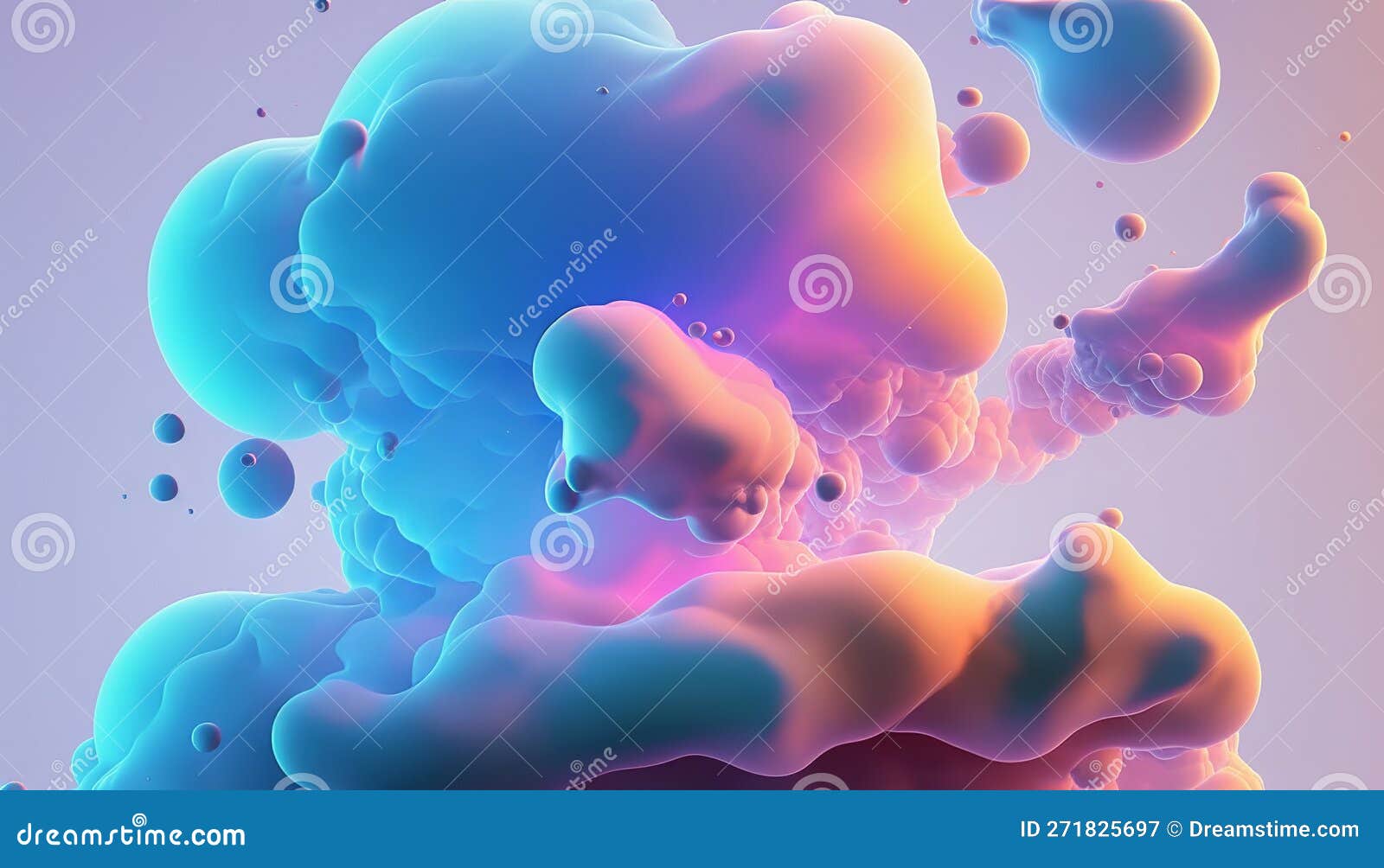 Cloud Creative Background. Using Your IU UX Design. Stock Image - Image ...