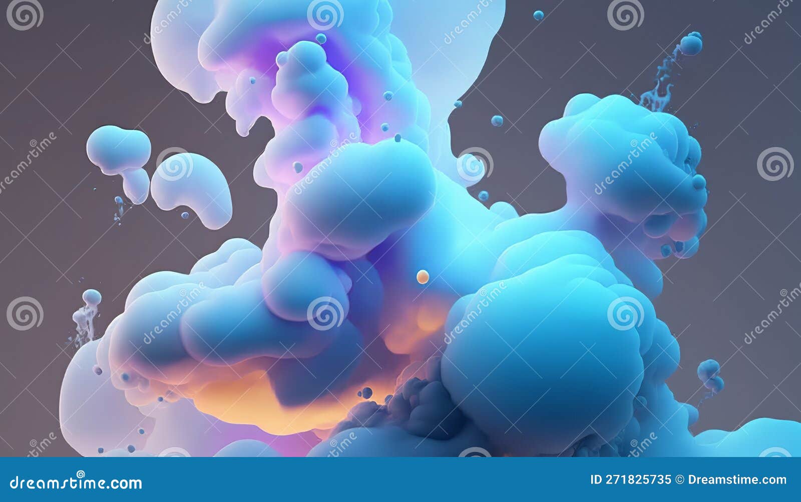 Cloud Creative Background. Using Your IU UX Design. Stock Image - Image ...
