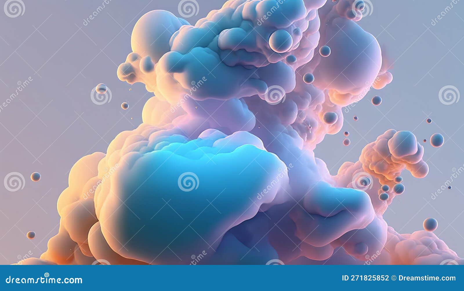 Cloud Creative Background. Using Your IU UX Design. Stock Photo - Image ...