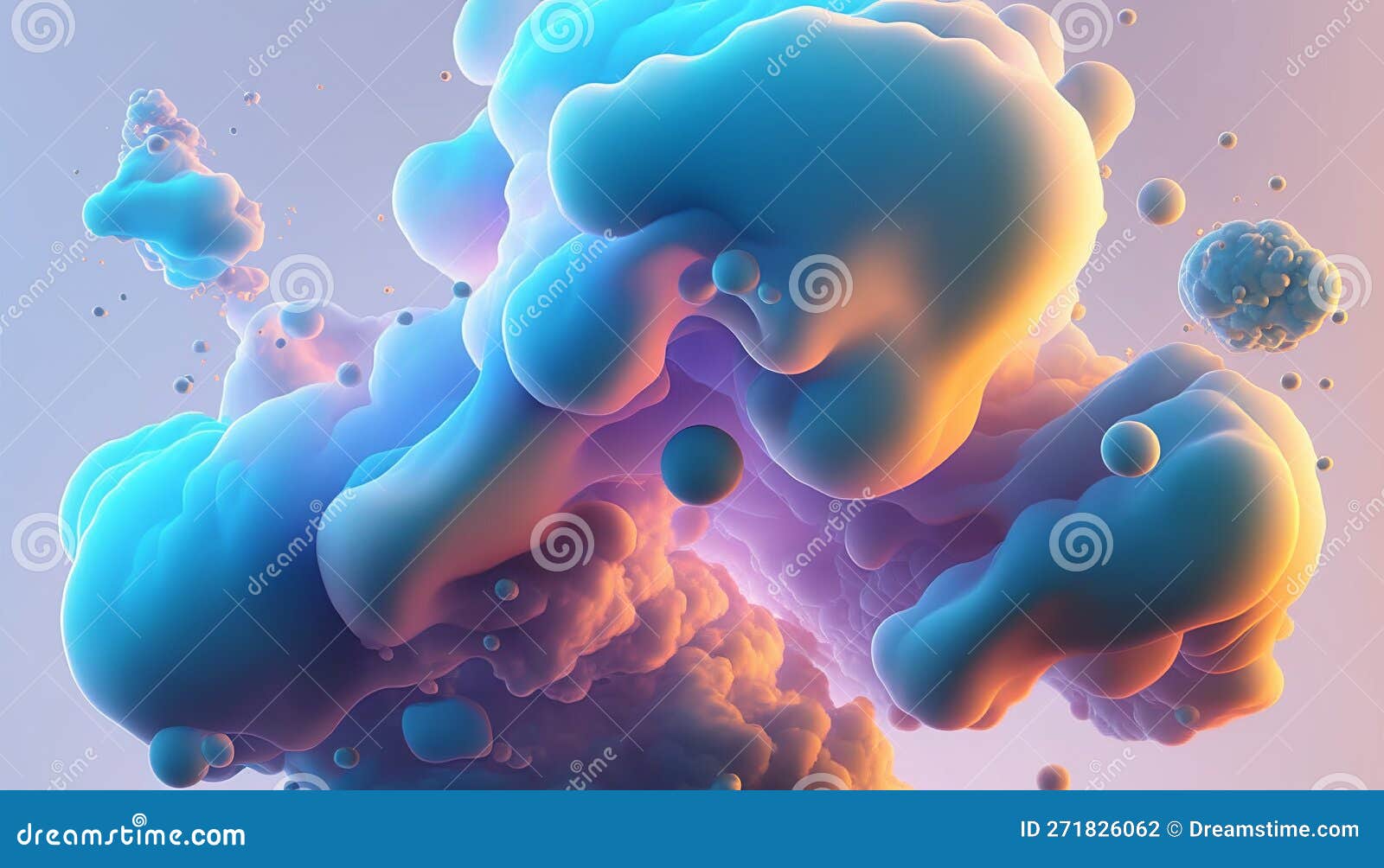 Cloud Creative Background. Using Your IU UX Design. Stock Photo - Image ...