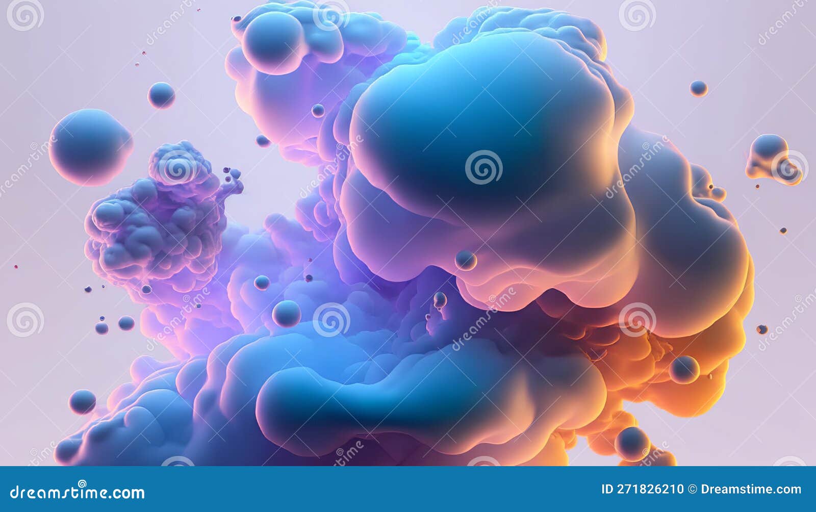 Cloud Creative Background. Using Your IU UX Design. Stock Photo - Image ...