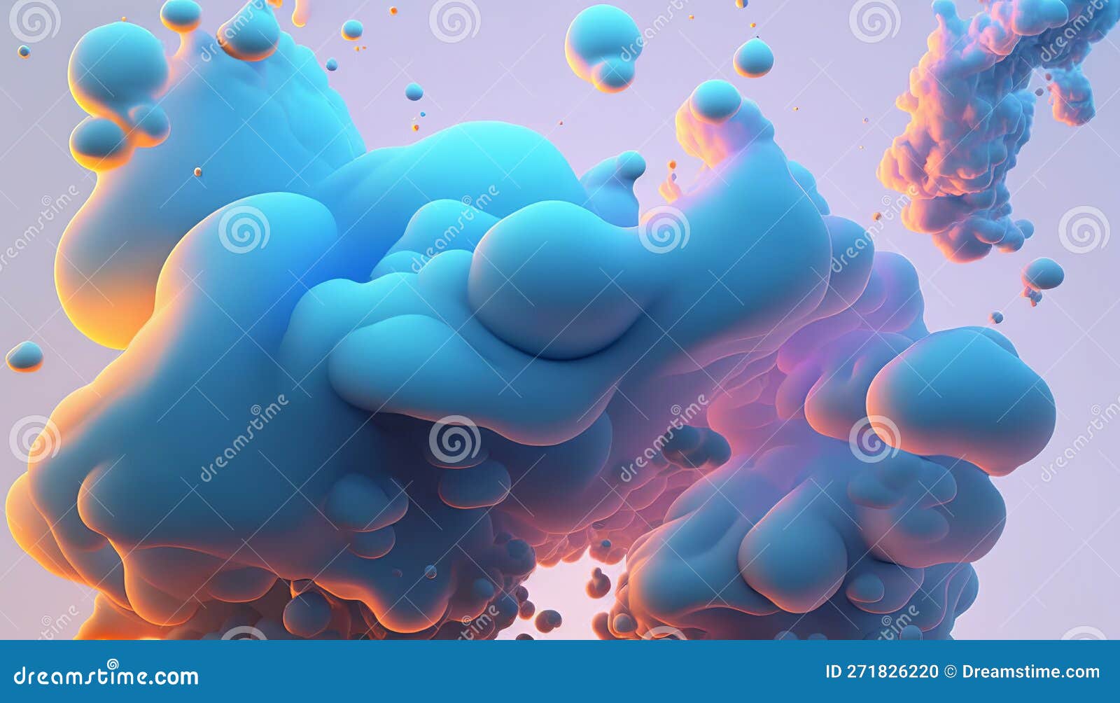 Cloud Creative Background. Using Your IU UX Design. Stock Photo - Image ...