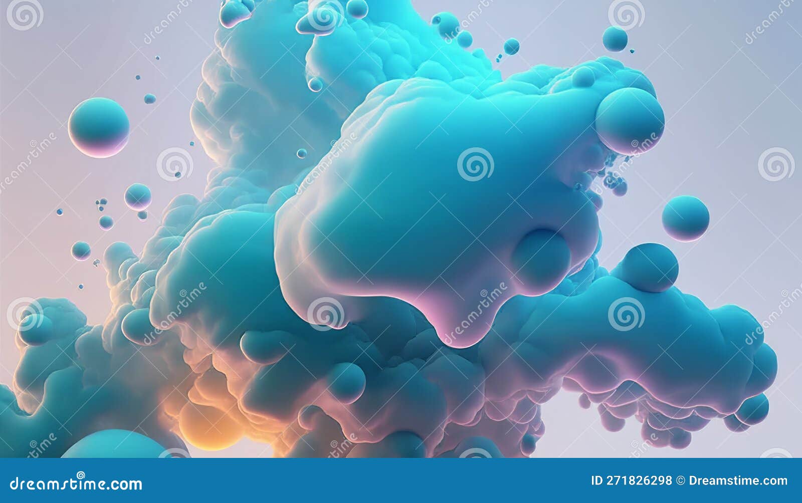 Cloud Creative Background. Using Your IU UX Design. Stock Photo - Image ...