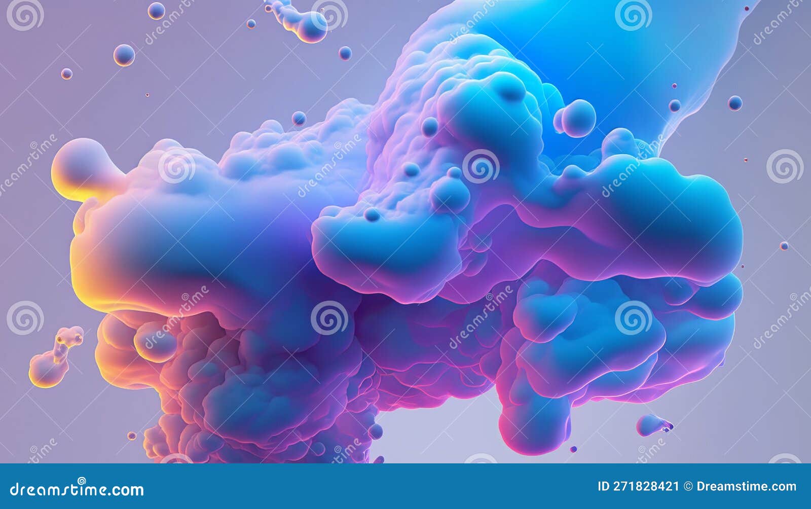 Cloud Creative Background. Using Your IU UX Design. Stock Illustration ...