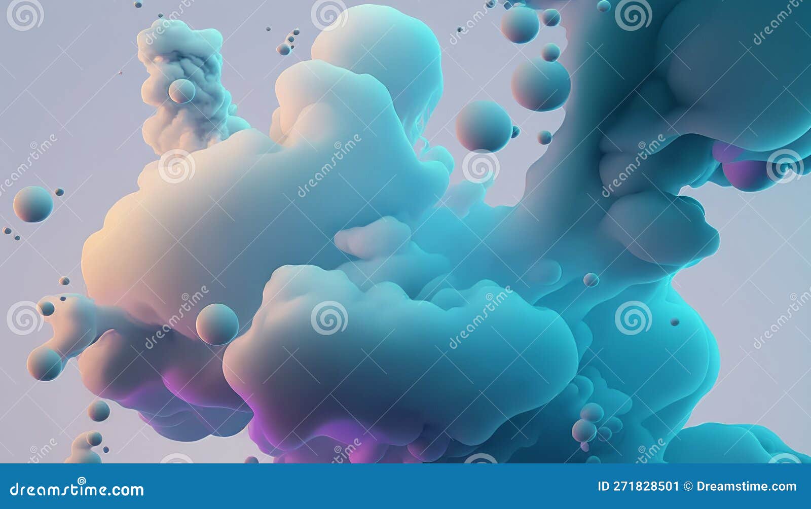Cloud Creative Background. Using Your IU UX Design. Stock Illustration ...