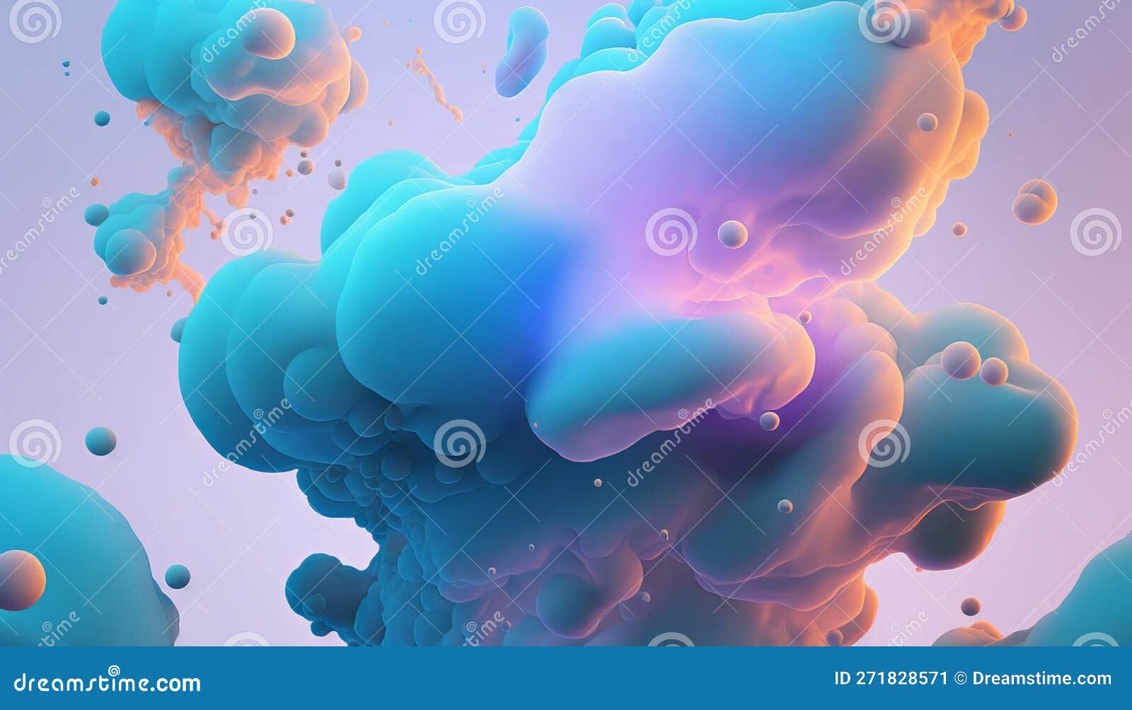 Cloud Creative Background. Using Your IU UX Design. Stock Illustration ...