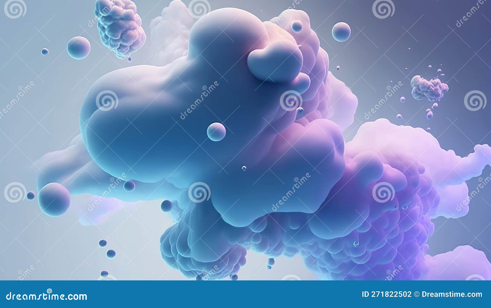 Cloud Creative Background. Using Your IU UX Design. Stock Illustration ...