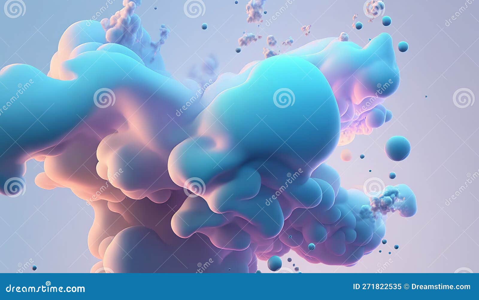 Cloud Creative Background. Using Your IU UX Design. Stock Illustration ...