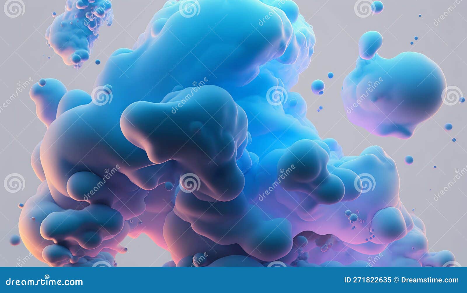 Cloud Creative Background. Using Your IU UX Design. Stock Illustration ...