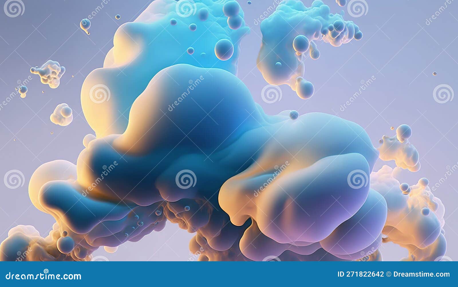 Cloud Creative Background. Using Your IU UX Design. Stock Illustration ...