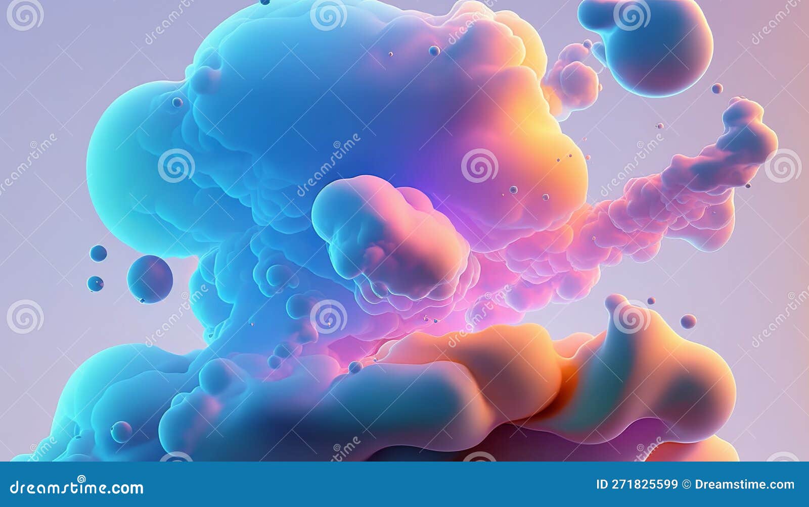 Cloud Creative Background. Using Your IU UX Design. Stock Image - Image ...