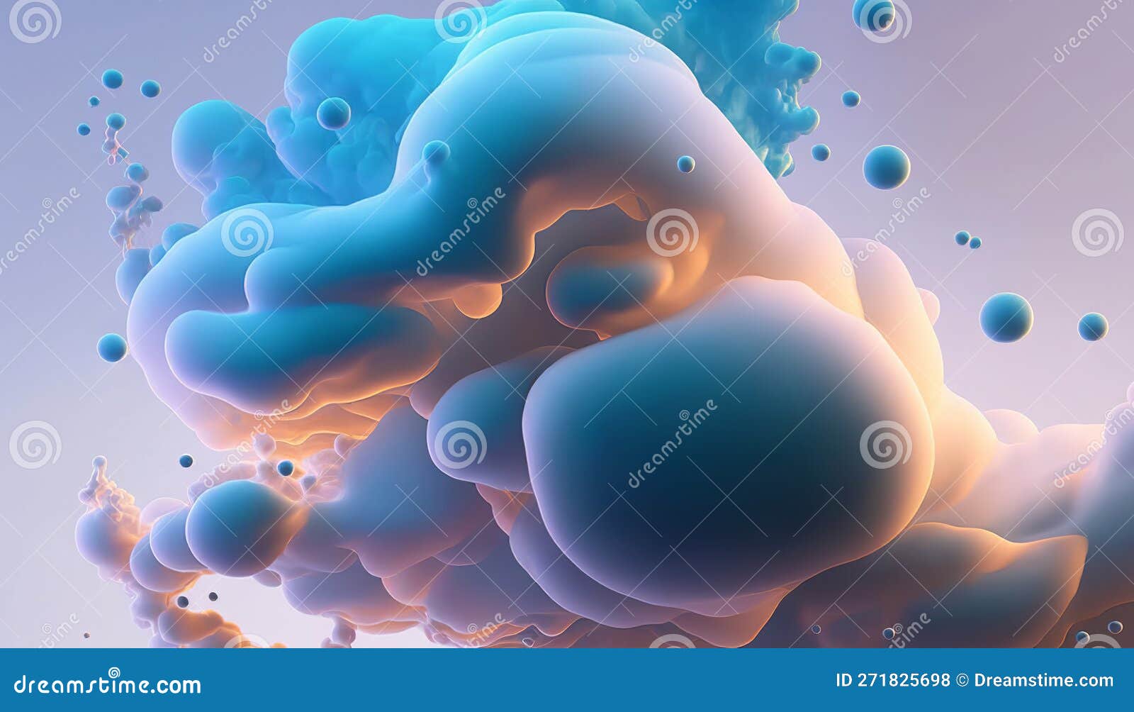 Cloud Creative Background. Using Your IU UX Design. Stock Photo - Image ...