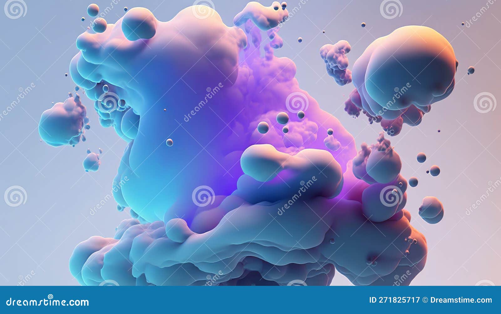 Cloud Creative Background. Using Your IU UX Design. Stock Image - Image ...